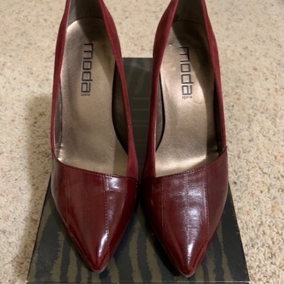 Moda Spana | Shoes | Moda Spana Patsy Burgundy Pumps | Poshmark